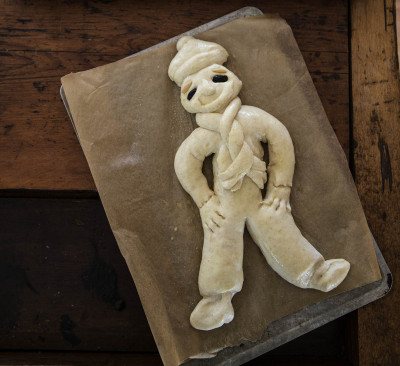 Goofy St. Nik holiday breads - Log Cabin Cooking